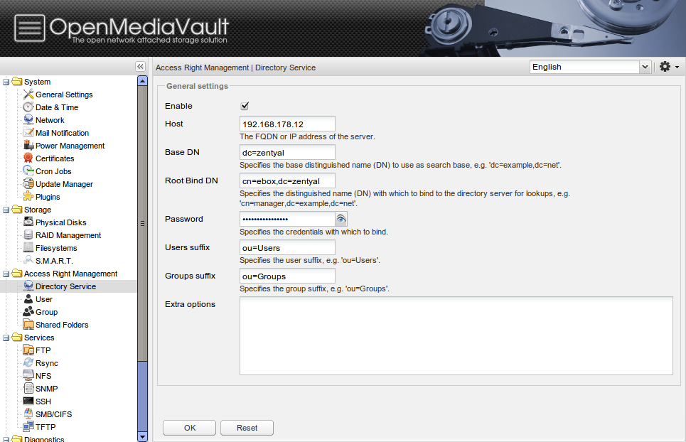 Openmediavault установка